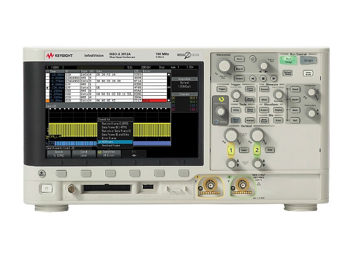 密特科技 | MSOX3012A 示波器：100 MHz，2 個類比通道 + 16 個數位通道